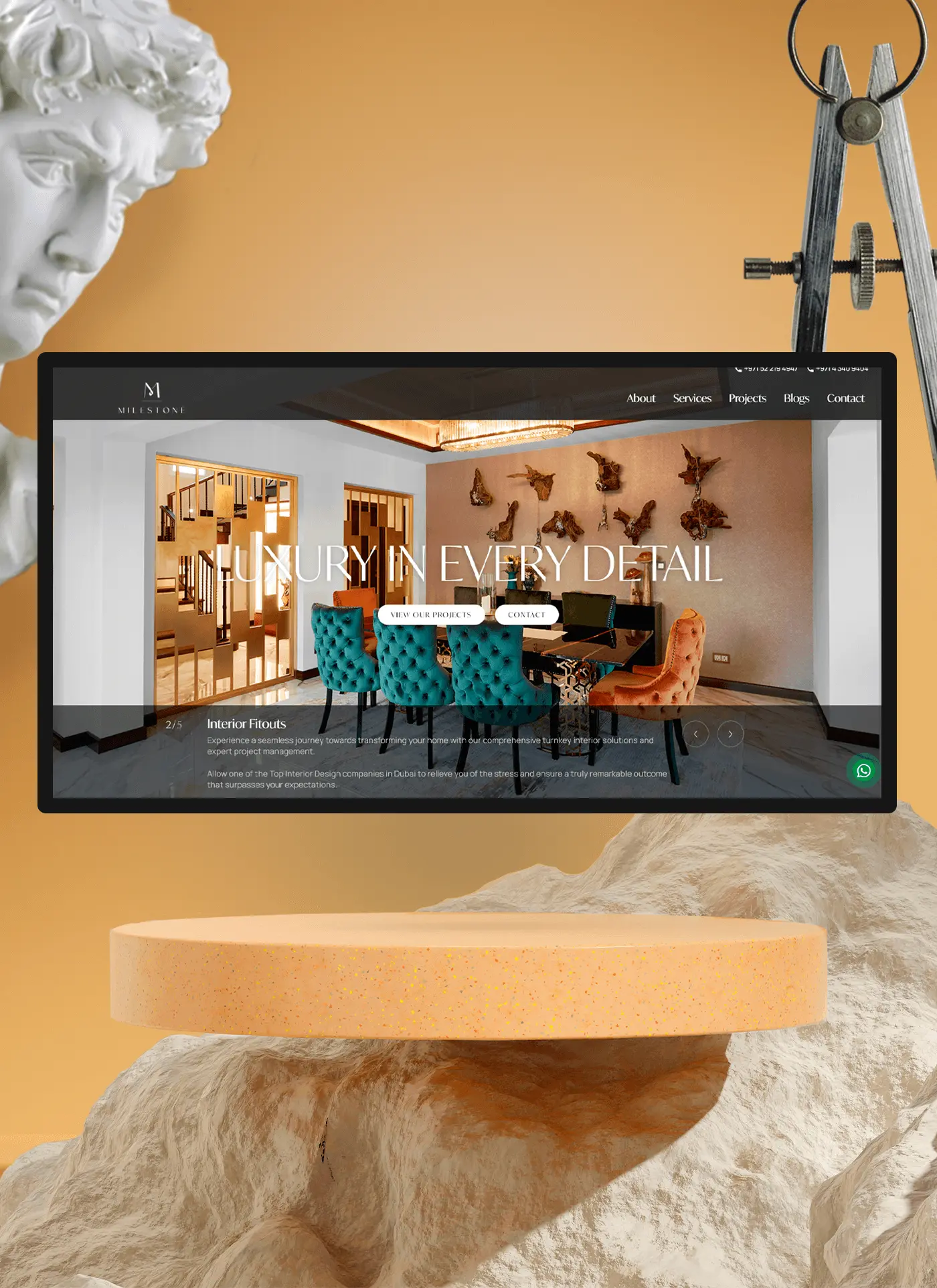 Milestone Landscaping Website Redesign By Tequila
